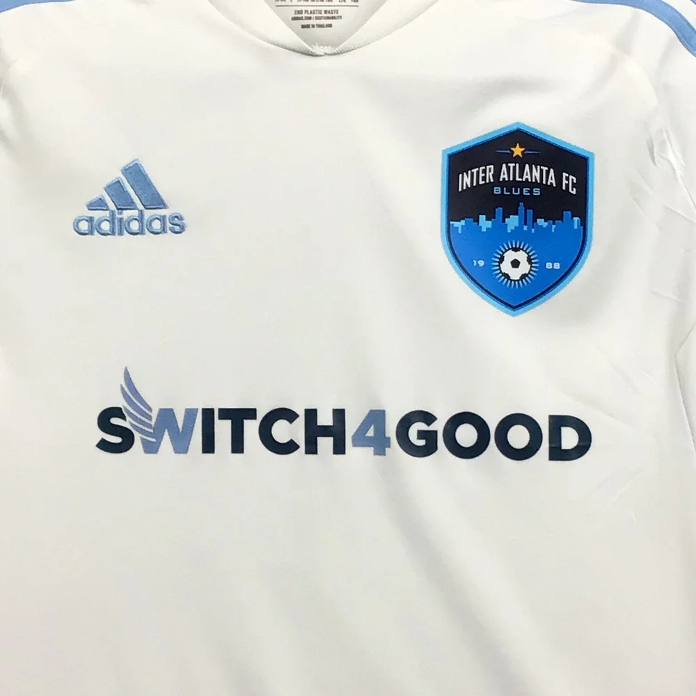 adidas | Shirts & Tops | Adidas Inter Atlanta Fc Blues Unisex 314y ...